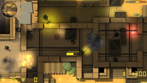 『Steam免費下載遊戲』CS2D用上帝視角玩CS