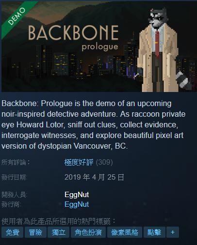 【Backbone: Prologue】藝術風格100分 故事滿分的遊戲推薦