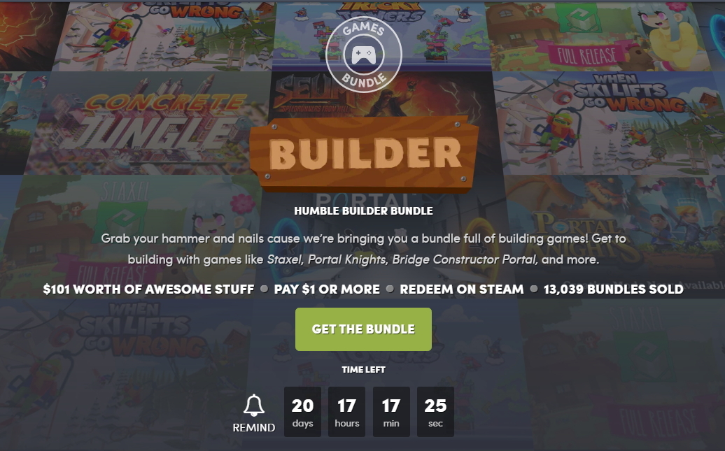 Humble Builder Bundle 建造包