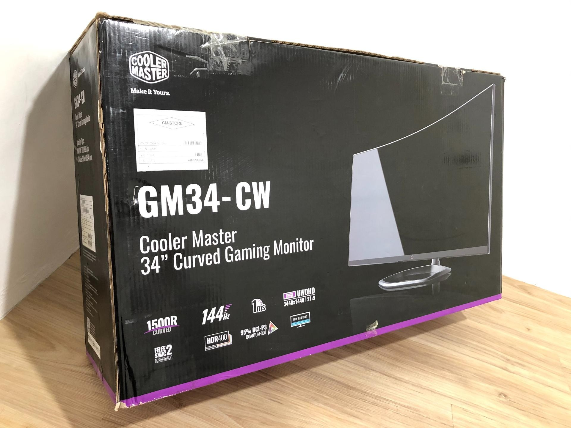 34吋的螢幕適合打FPS！？Cooler Master GM34-CW 不專業開箱讓你了解適不適合 | 3C
