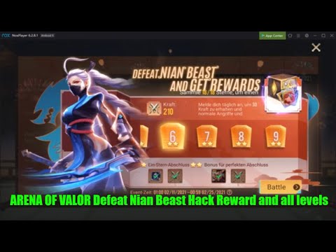 勇氣競技場擊敗Nian Beast Hack獎勵和所有等級