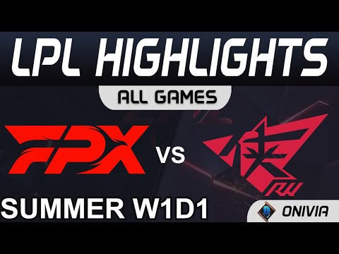 【LPL】FPX vs RW 牛古力秀爆前AHQ上路Leaky RW慘遭血洗17分鐘GG