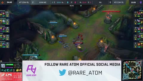 LPL季後賽 WE vs RA FoFo依瑞莉雅超秀一打二