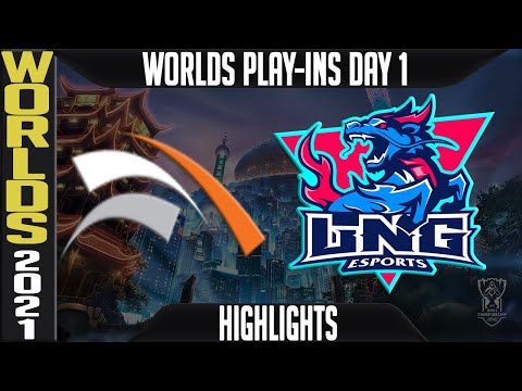 S11世界賽揭幕戰 HLE vs LNG Chovy奪魄蠻王 入圍賽BO1 Highlights