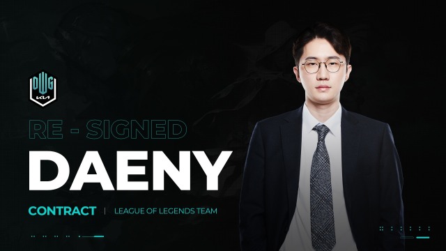 《英雄聯盟》LCK DK FB公告 延長 Daeny 合約