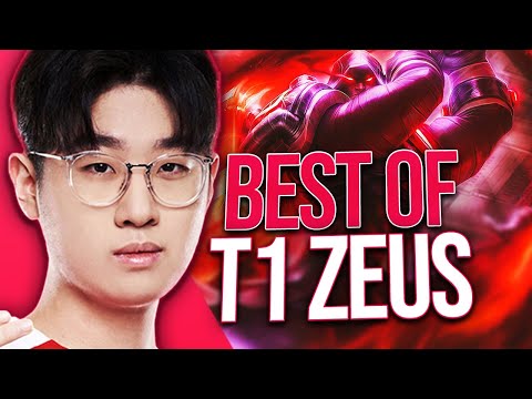 T1 Zeus 明年T1先發上路 操作精華