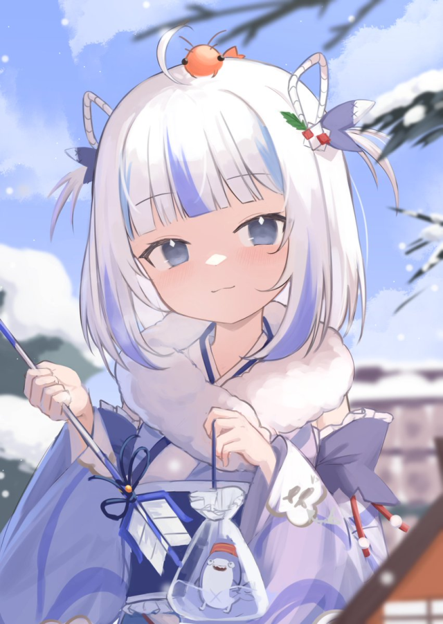 HoloEn Myth+Council 的正月新衣裝