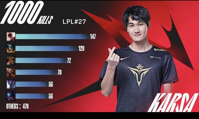 恭喜Karsa拿到LPL 1000殺!! | 英雄聯盟