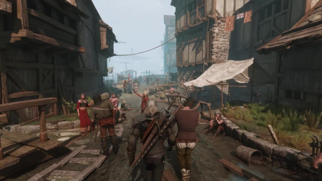 《巫師3：狂獵》添加Reshade光追/100+Mod實機演示