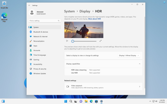 Win11官方加入HDR調整