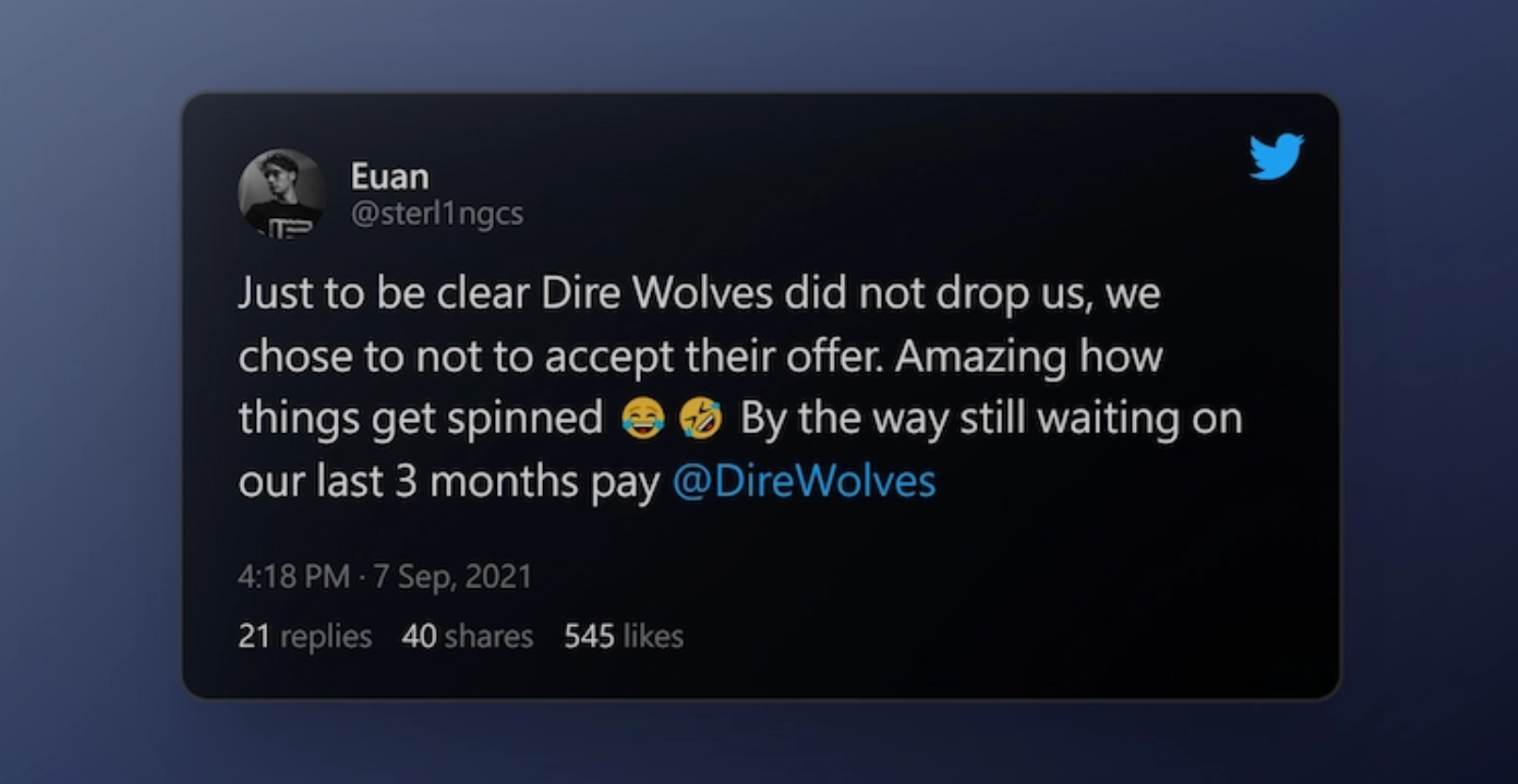 澳洲RNG？PCS英文台轉播工作室與澳洲戰隊DW同個老闆，戰隊欠薪爭議懶人包 | 英雄聯盟