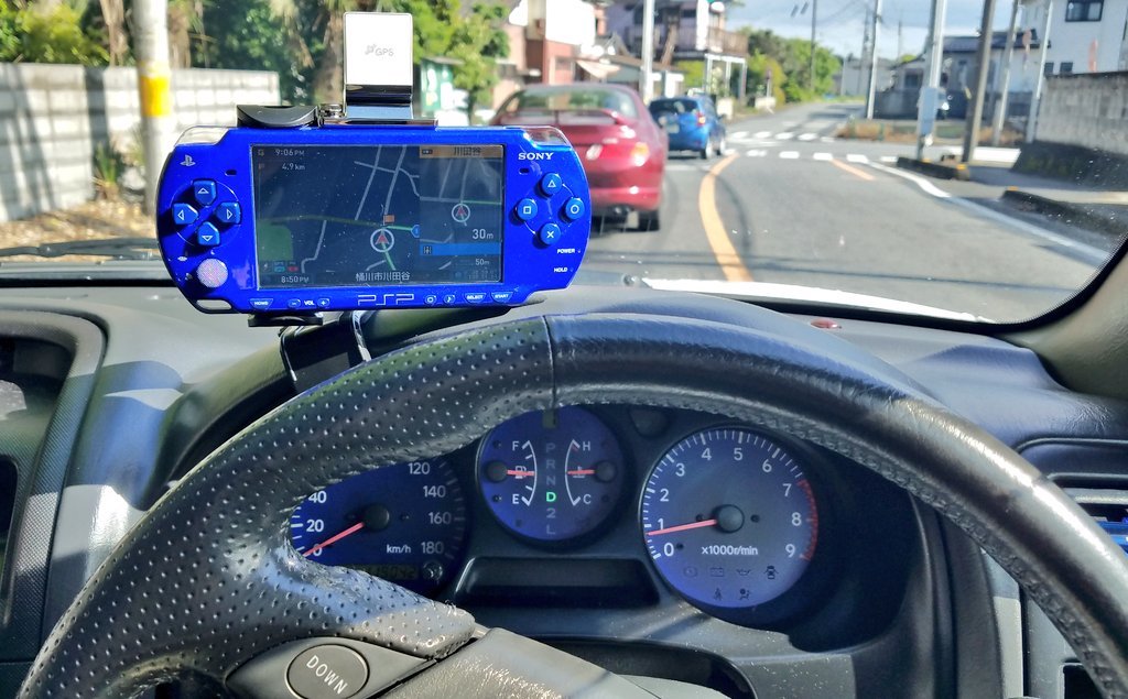 日本網友分享 令和5年還在用PSP導航 | 休閒娛樂