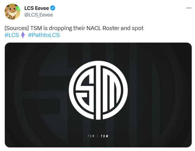 Riot宣布LCS隊伍2023夏季賽開始放棄二隊參加NACL | 英雄聯盟