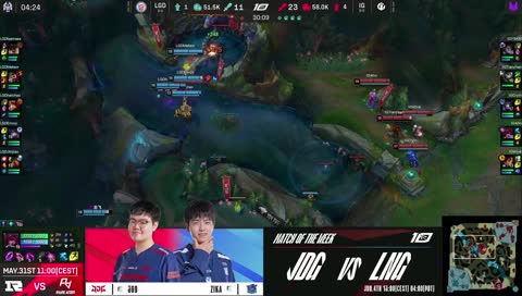 YSKM偽石頭人R三個！Cryin狐仙收頭！IG 1:0 LGD