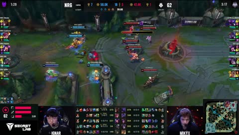 NA第一>EU第一？NRG首局五路開花打爆G2！離八強就差一步！