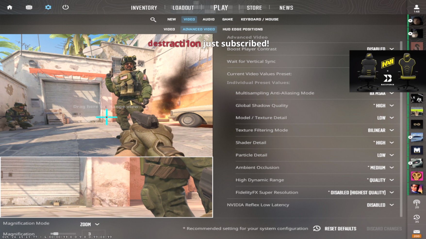 CS2職業選手畫面設定-S1mple | 綜合遊戲討論