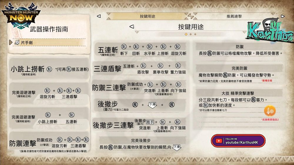 MHN全武器技能一覽 (12/15更新) | 魔物獵人Now