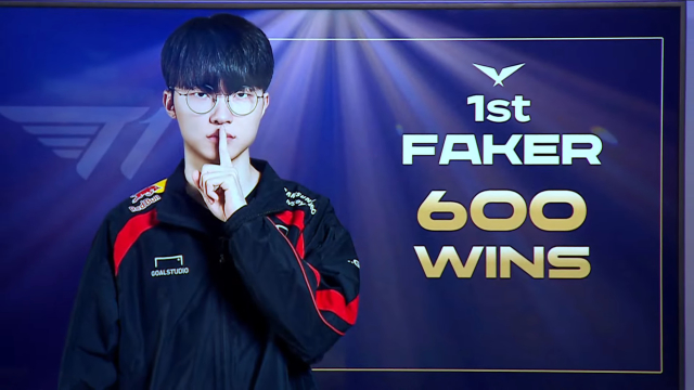 唯一真神! Faker今天擊敗DRX後以POG之姿拿下LCK生涯第600勝!