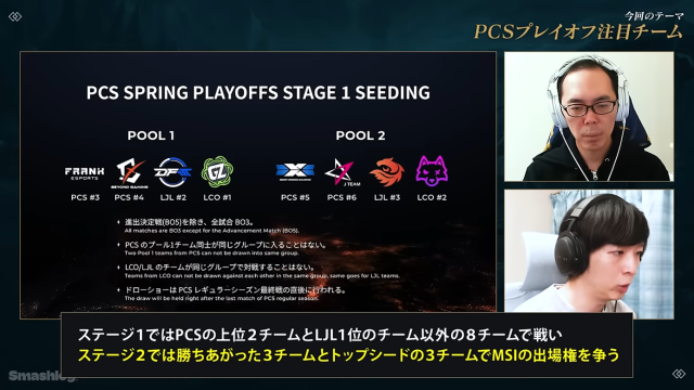 LJL主播簡介這次PCS季後賽的關注重點：點評CFO、BYG、FAK、JT 以及LJL究竟能不能晉級？