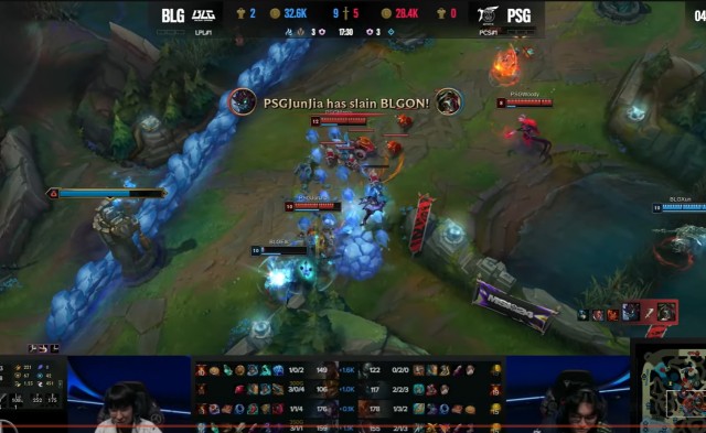 PSG vs BLG 第一局戰報【英雄聯盟 季中邀請賽】