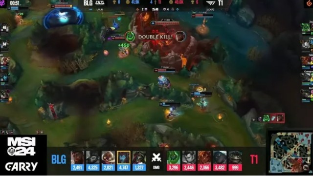 BLG選角策略奏效！把T1踢下敗部，勝部決賽戰Gen.G