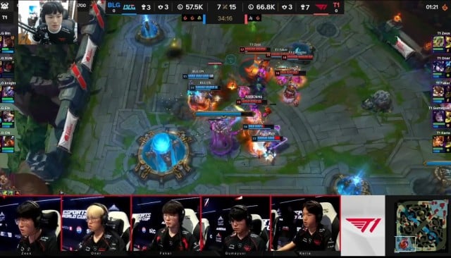 沙國電競世界盃 T1 vs BLG BO3 G1 【英雄聯盟LOL戰報】