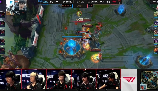 沙國電競世界盃 T1 vs BLG BO3 G1 【英雄聯盟LOL戰報】