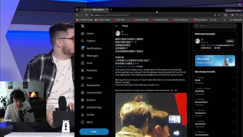 Caedrel 直接被Faker影片嚇傻