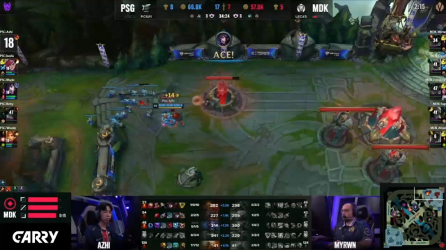 【戰報】PSG vs MDK | 2024世界大賽入圍賽 G2