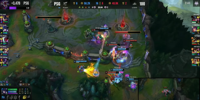 【戰報】PSG vs 100T | 2024世界大賽入圍賽 G2