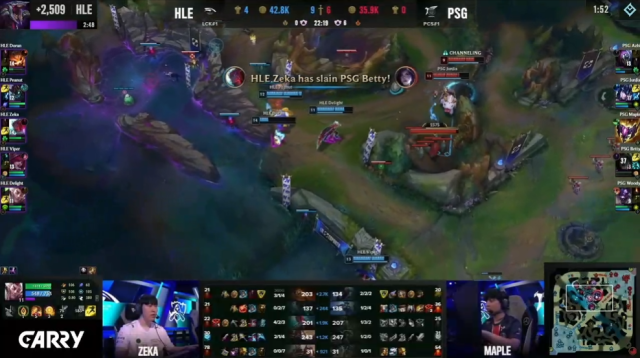 【戰報】HLE vs PSG | 2024世界大賽瑞士制