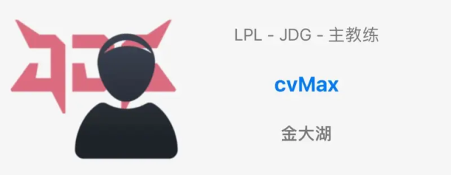 OBGG顯示：JDG主教練cvMax，WBG主教練Hirai