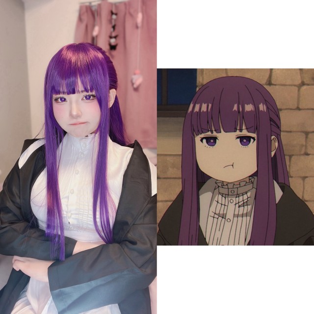 連表情都很還原的費倫COSER