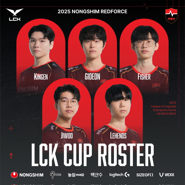NS LCK CUP出賽陣容