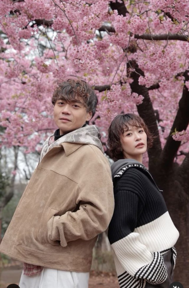 RyuuuTV 離婚2個月與短髮正妹浪漫賞櫻，女伴不是中國女畫家