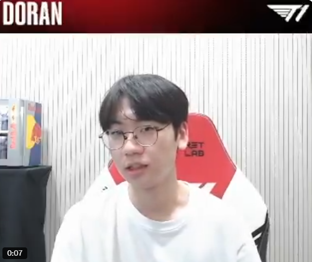 Doran：當職業選手 6 年才發現吶兒新的秘密，近期打 LoL 很有趣！