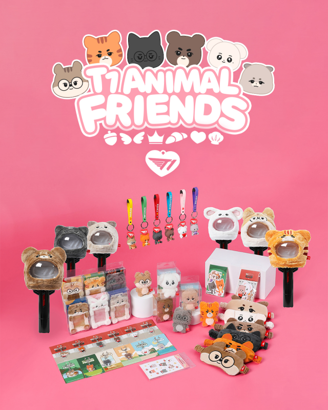 T1 周邊新系列：T1 animal friends
