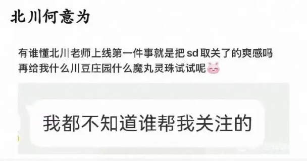 Beichuan取關shad0w：我都不知道誰幫我關注的